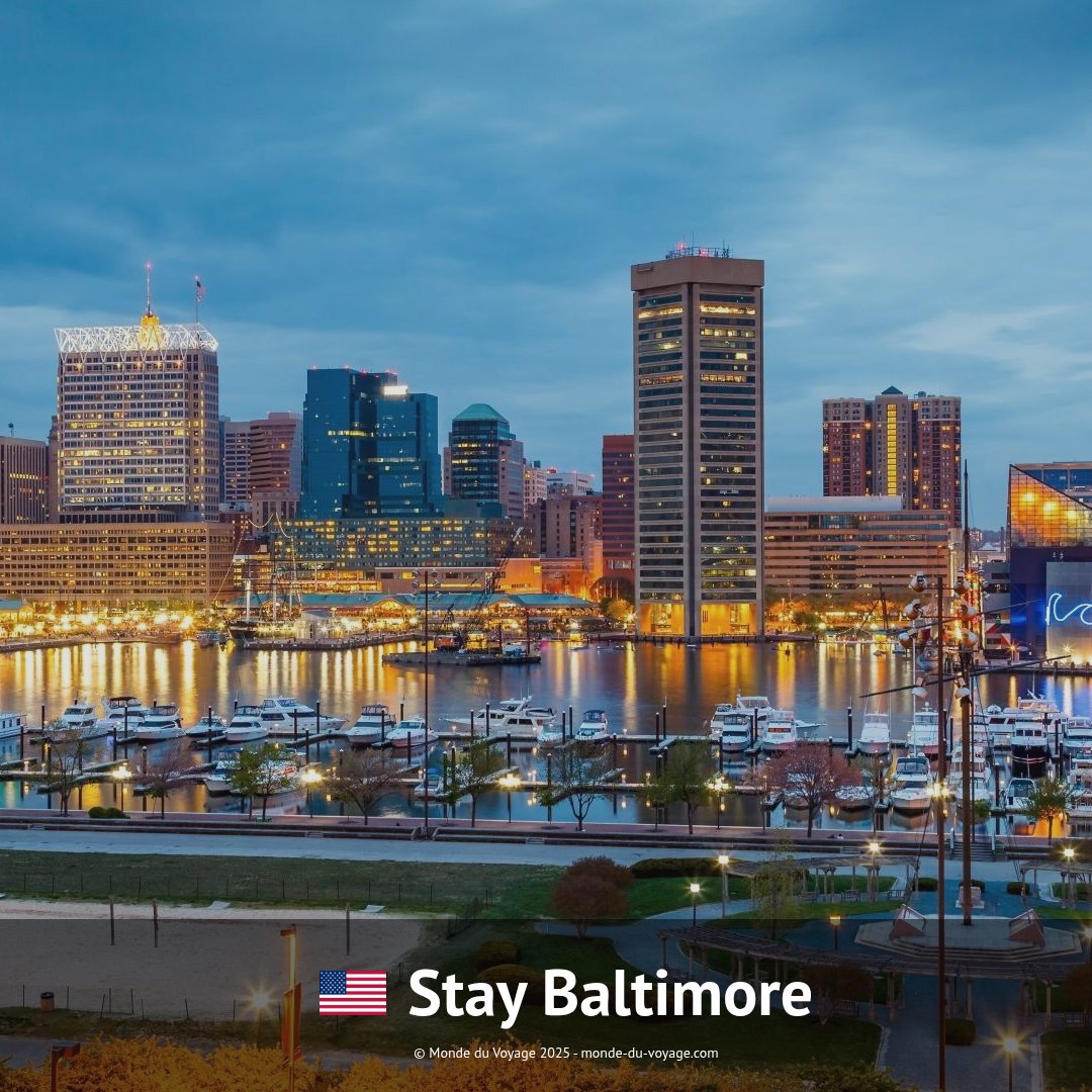Cheap stay in Baltimore, United States from Detroit | Monde du Voyage